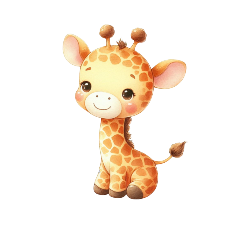 Baby Giraffes cute 48689452 PNG