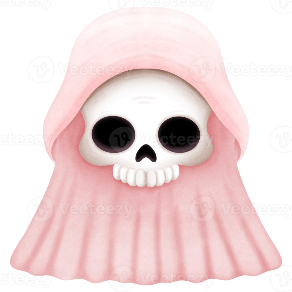 Skull Ghost Halloween 48691017 Png