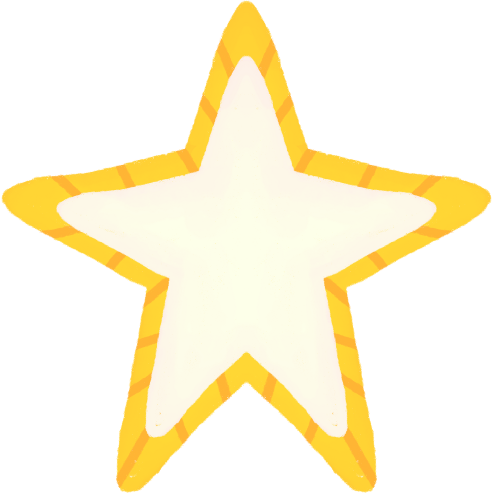 A cute yellow star. cartoon illustration 48691509 PNG