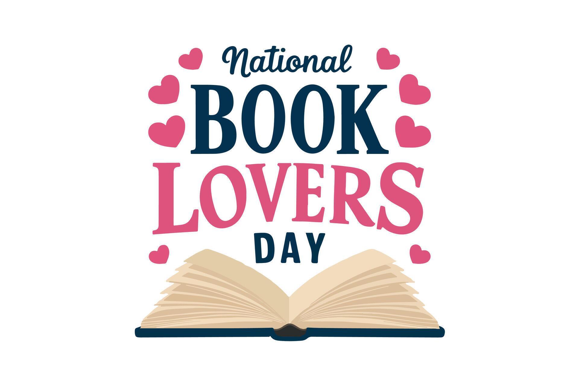 Happy National Book lovers Day illustration 48697154 Vector Art at Vecteezy