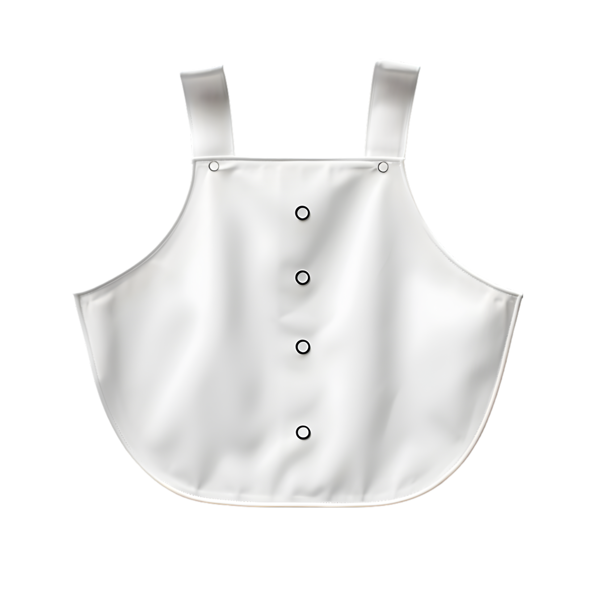White kitchen apron on transparent background 48718815 PNG