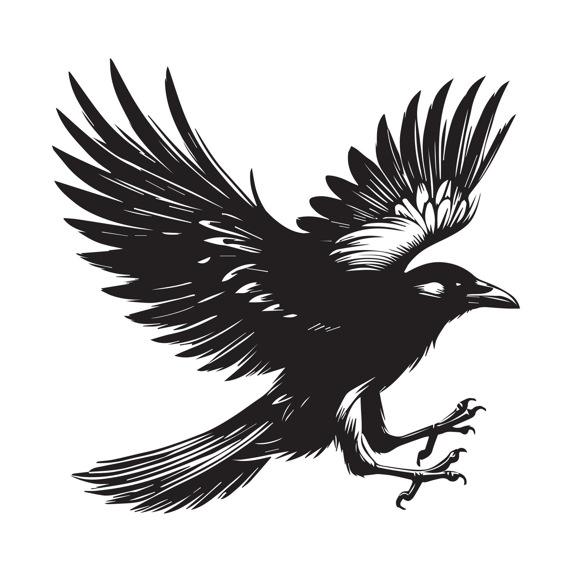 cuervo clipart - cuervo pájaro contorno diseño - cuervo silueta ... cuervo clipart - cuervo pájaro contorno diseño - cuervo silueta ...