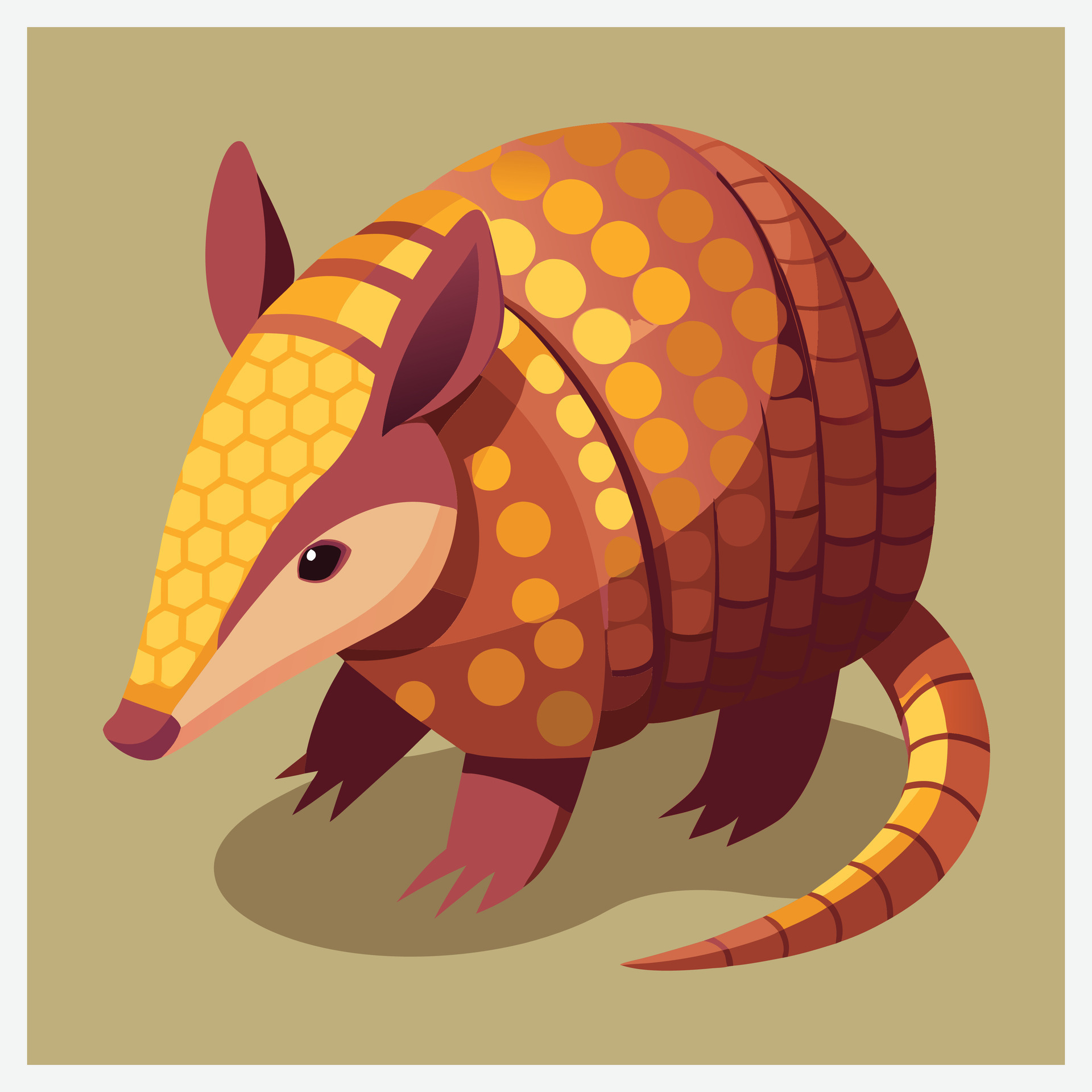 Stunning Isometric Illustrations of Armadillos, A Visual Feast 48725768 Vector Art at Vecteezy