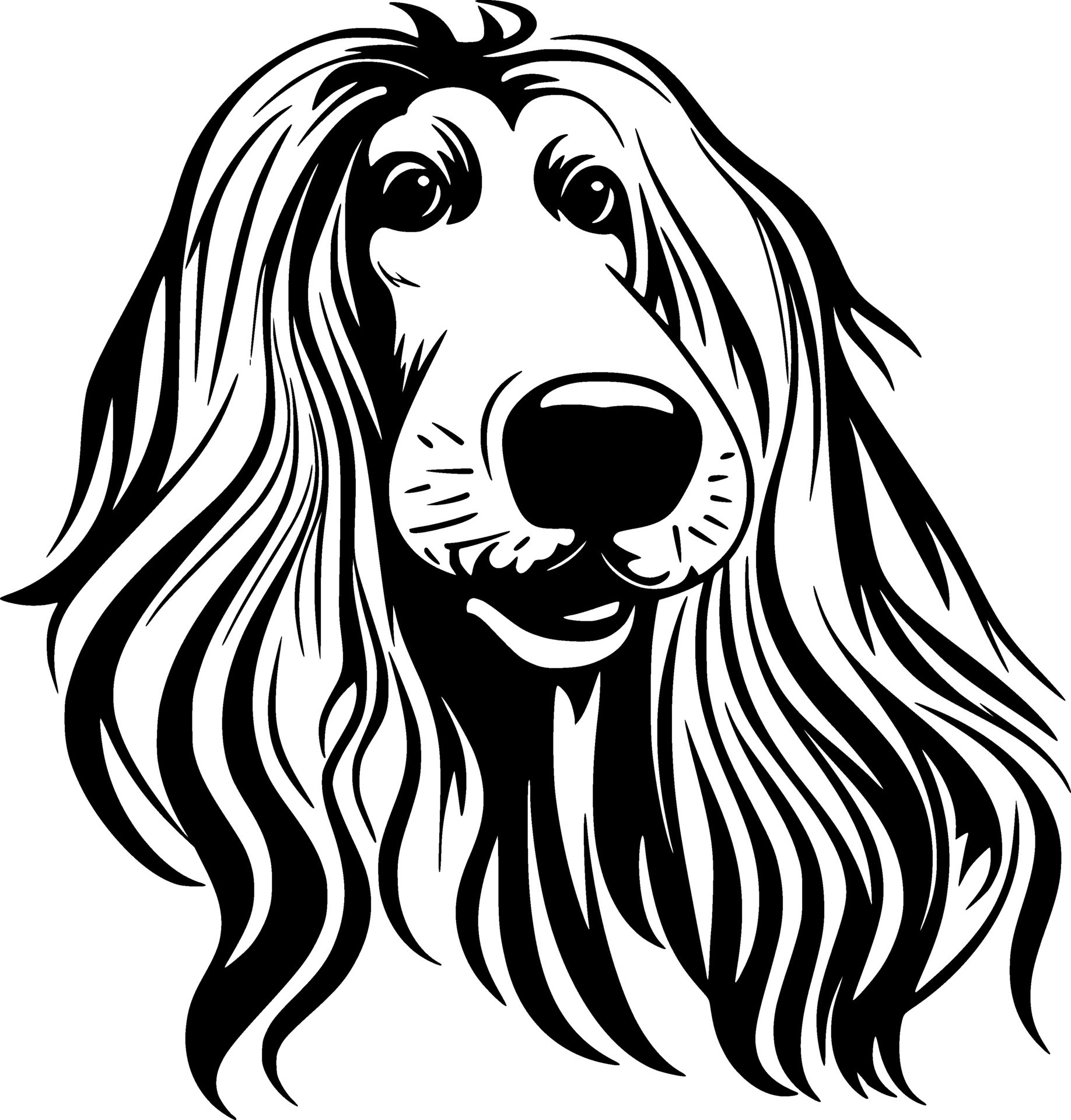 Afghan Hound - Minimalist and Flat Logo - illustration 48727816 Vector ... Afghan Hound - Minimalist and Flat Logo - illustration 48727816 Vector ...