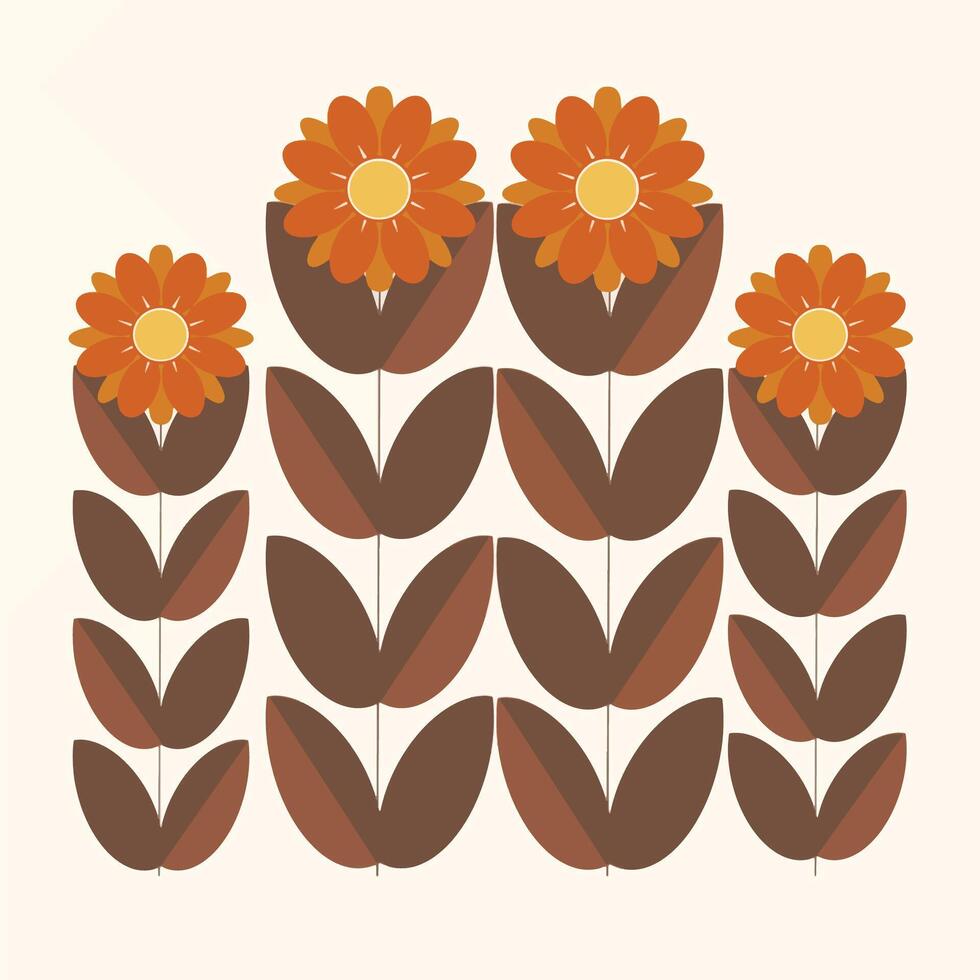Cute Flowers Illustration 48729653 Vector Art At Vecteezy