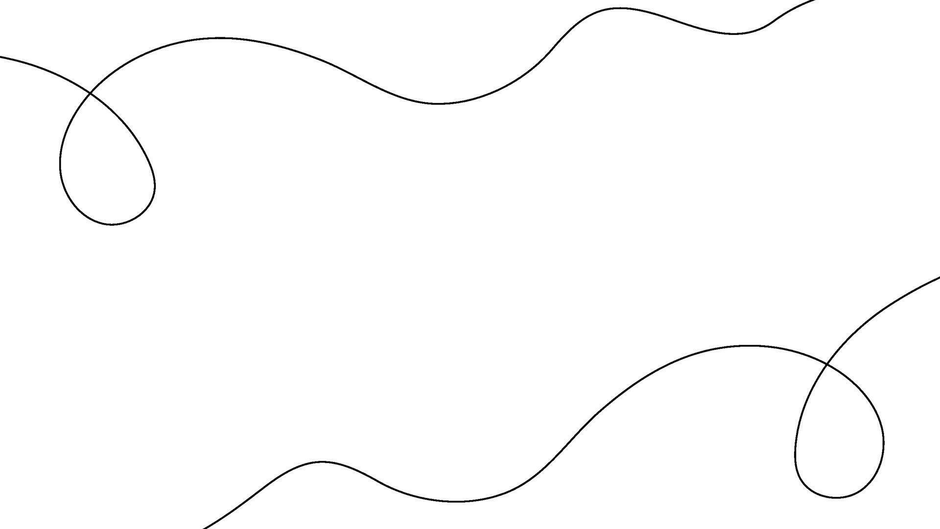 Wavy Curve Line Bg Undulate Thin Wave Seamless Pattern Squiggle And Wiggly Side Frame Sketch