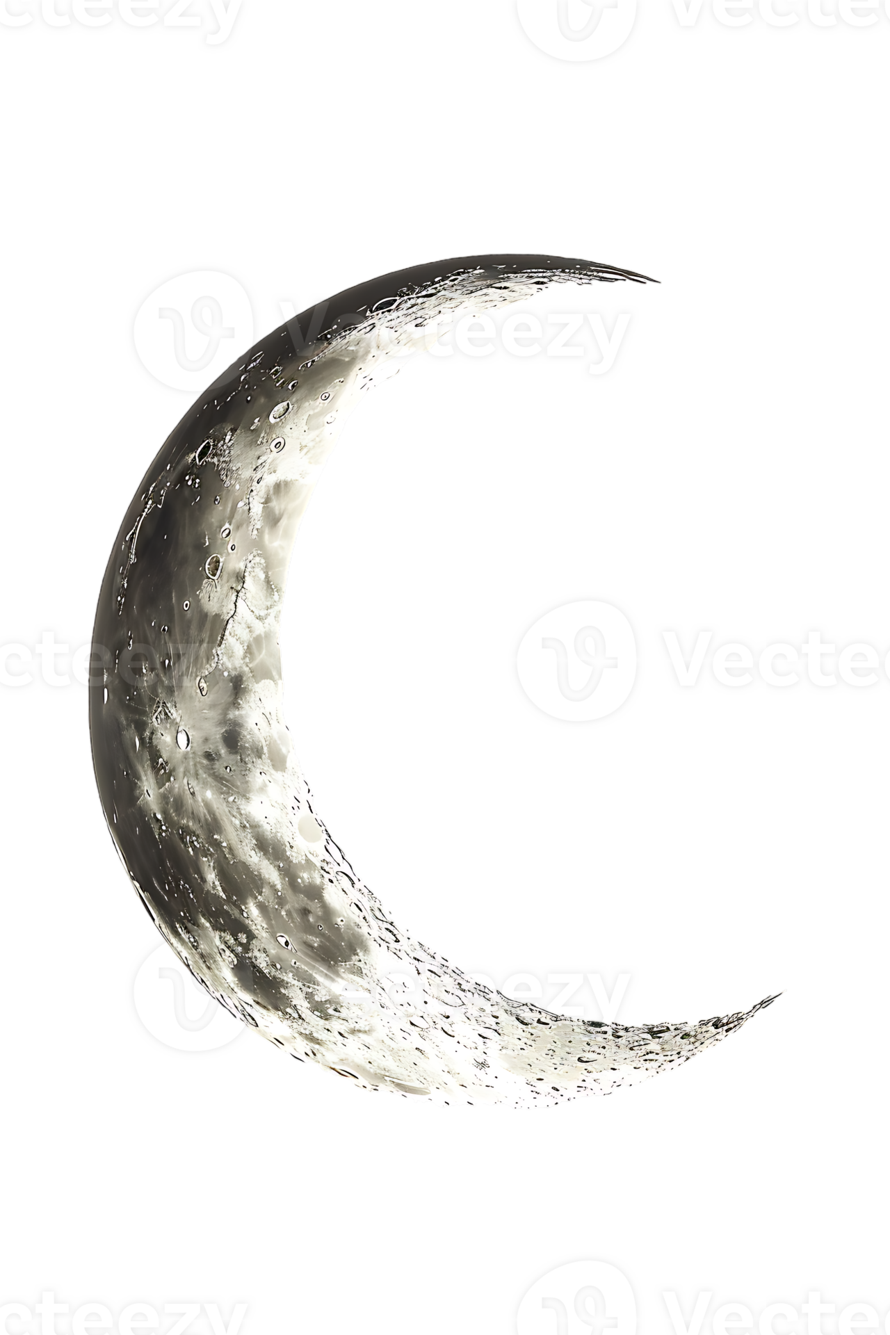 crescent moon isolated against a transparent background 48739854 PNG