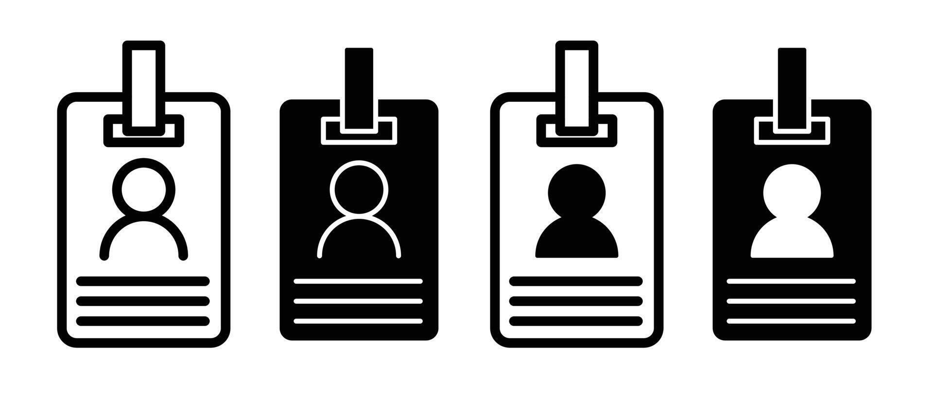 blank id card icon set 48749357 Vector Art at Vecteezy blank id card icon set 48749357 Vector Art at Vecteezy