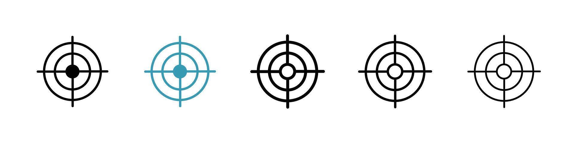 icono de objetivo de pistola 48750454 Vector en Vecteezy