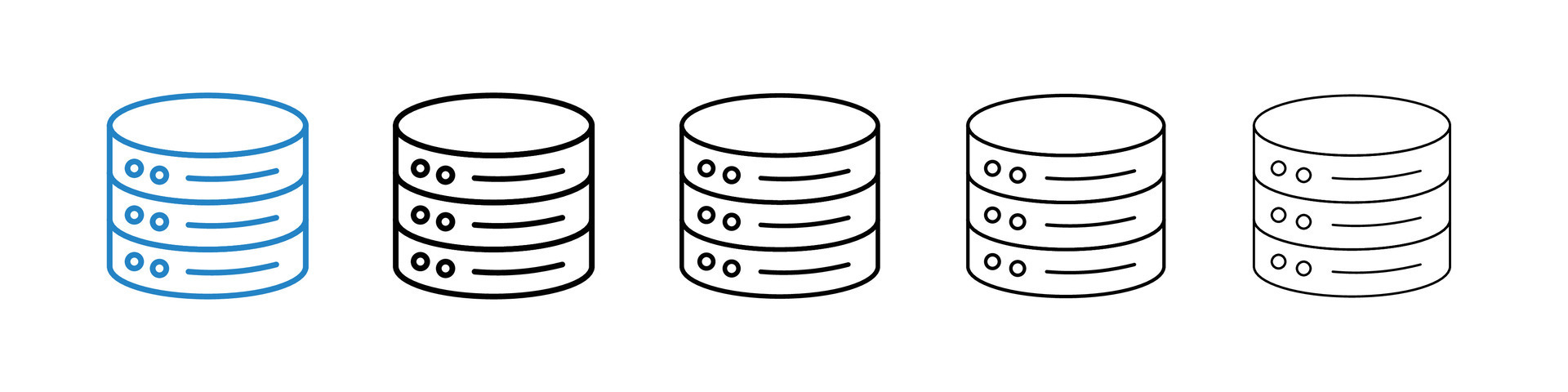 Cylinder Database Icon 48751579 Vector Art At Vecteezy