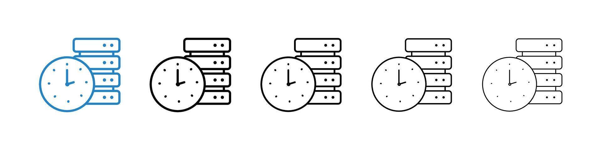 Real Time Data Icon 48751846 Vector Art At Vecteezy