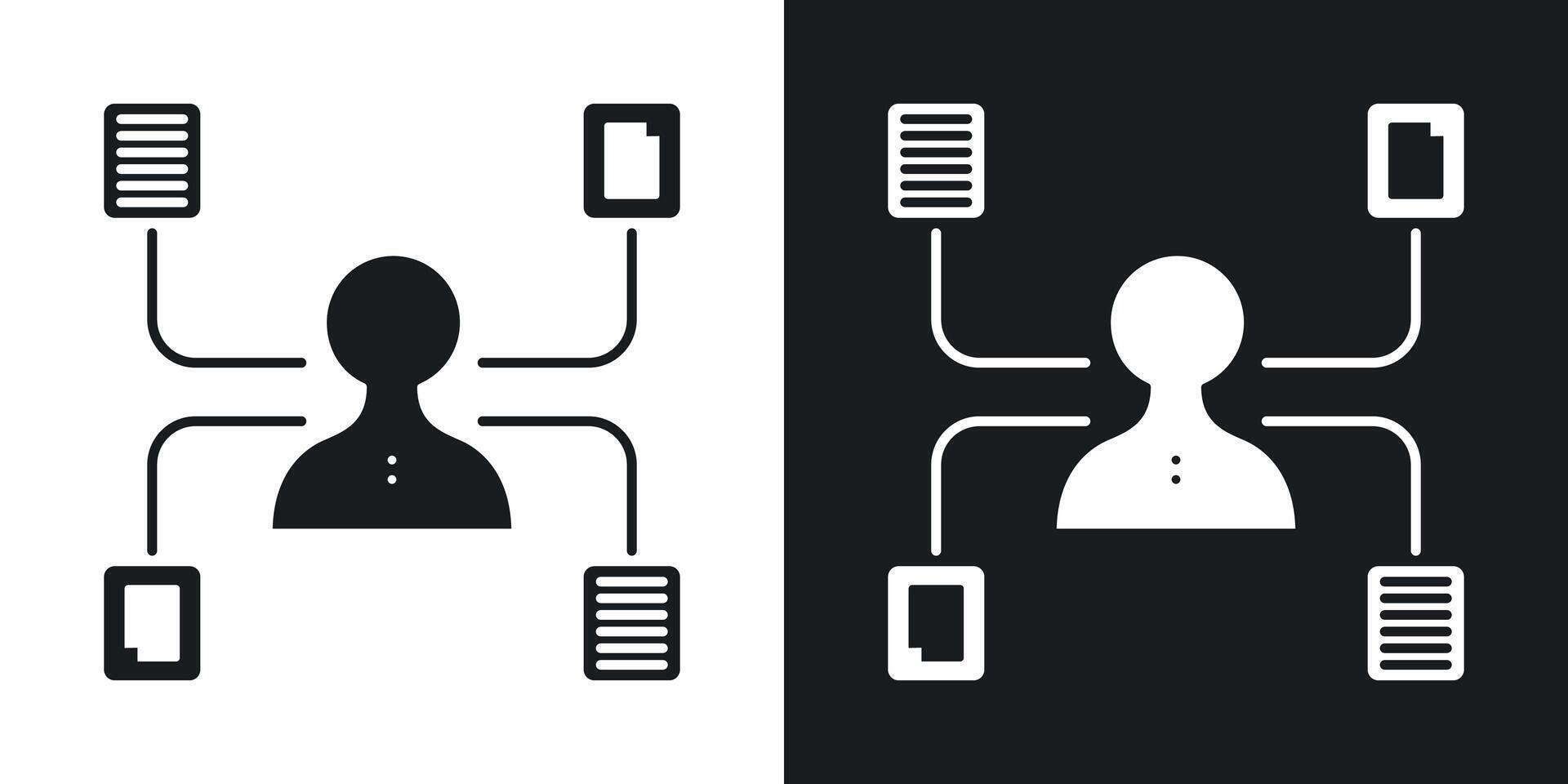 Multitask icon set. Stock set on white backgound. EPS 10 48752815 ...