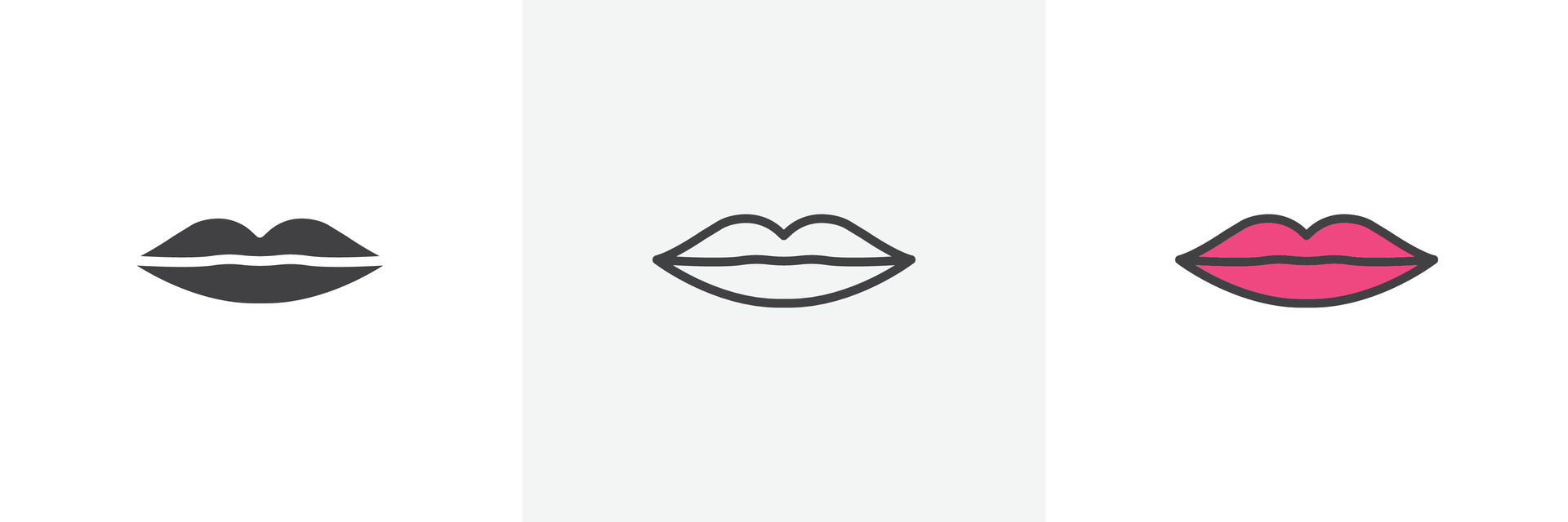 Thin Lips Icon 48753823 Vector Art At Vecteezy