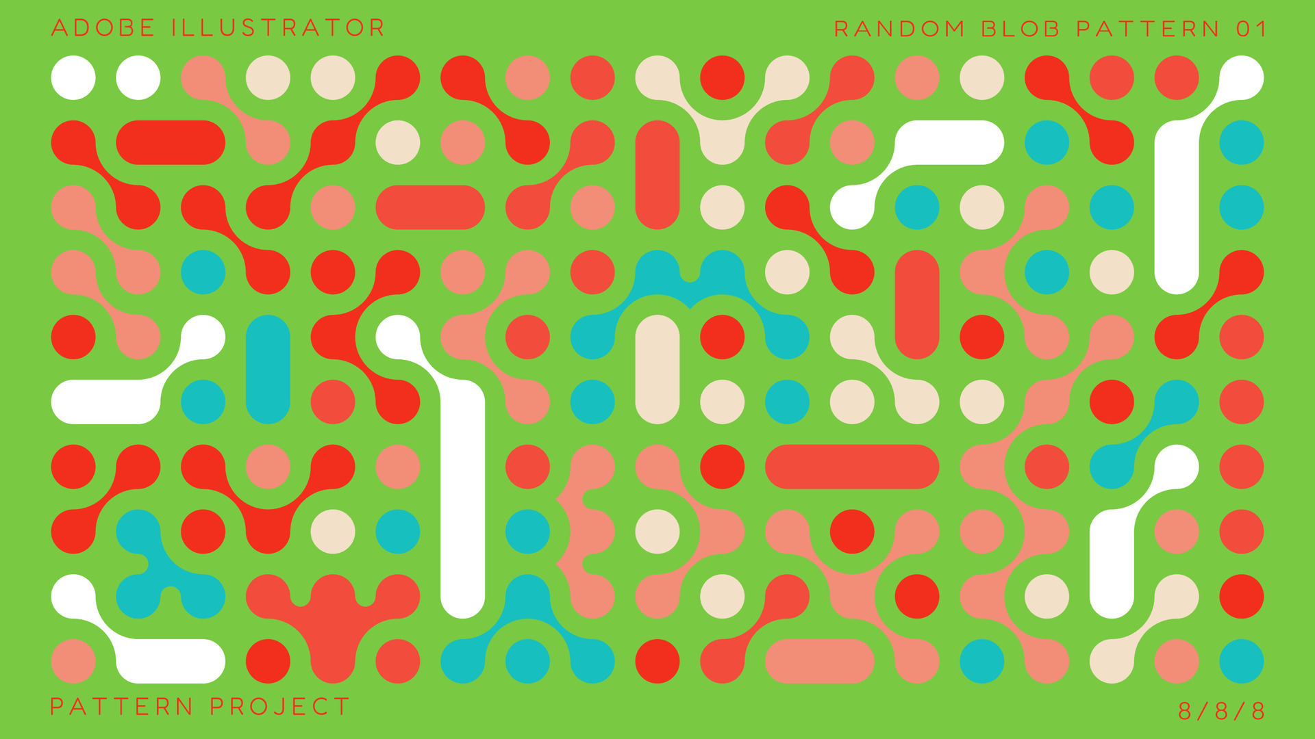 Blob Pattern Colorful Abstract Shapes On White Background Ideal For Modern Designs Backgrounds