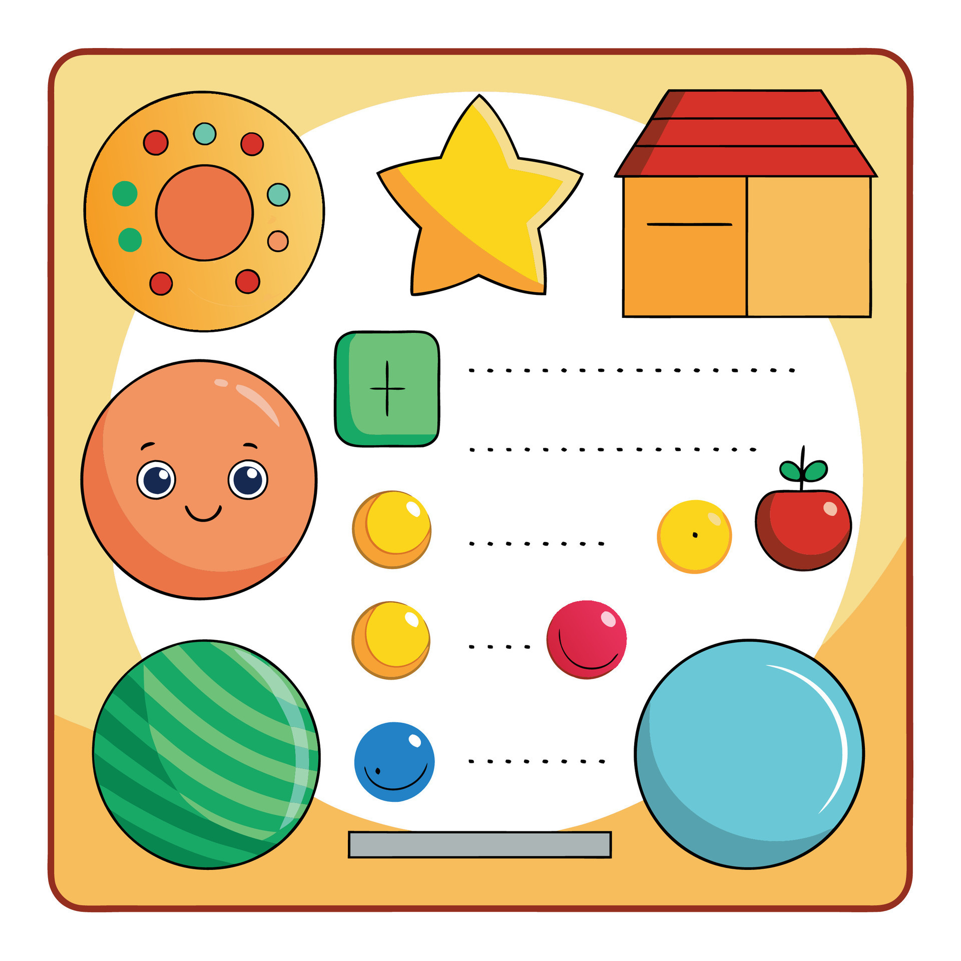 elements with math educational 48767691 Vector Art at Vecteezy