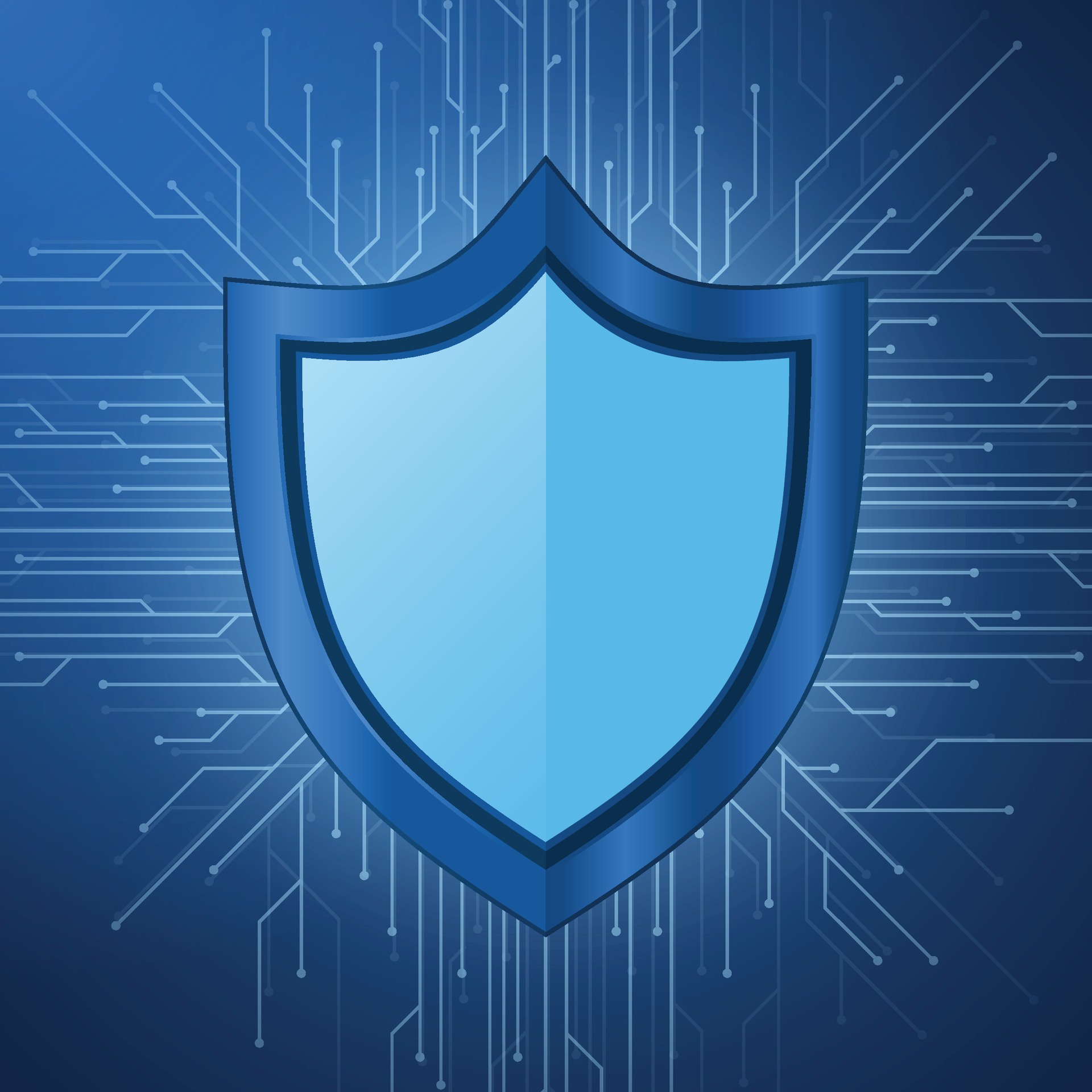 Futuristic Shield Protection Shield Symbol Concept Of Internet Privacy Or Cyber Protection Or