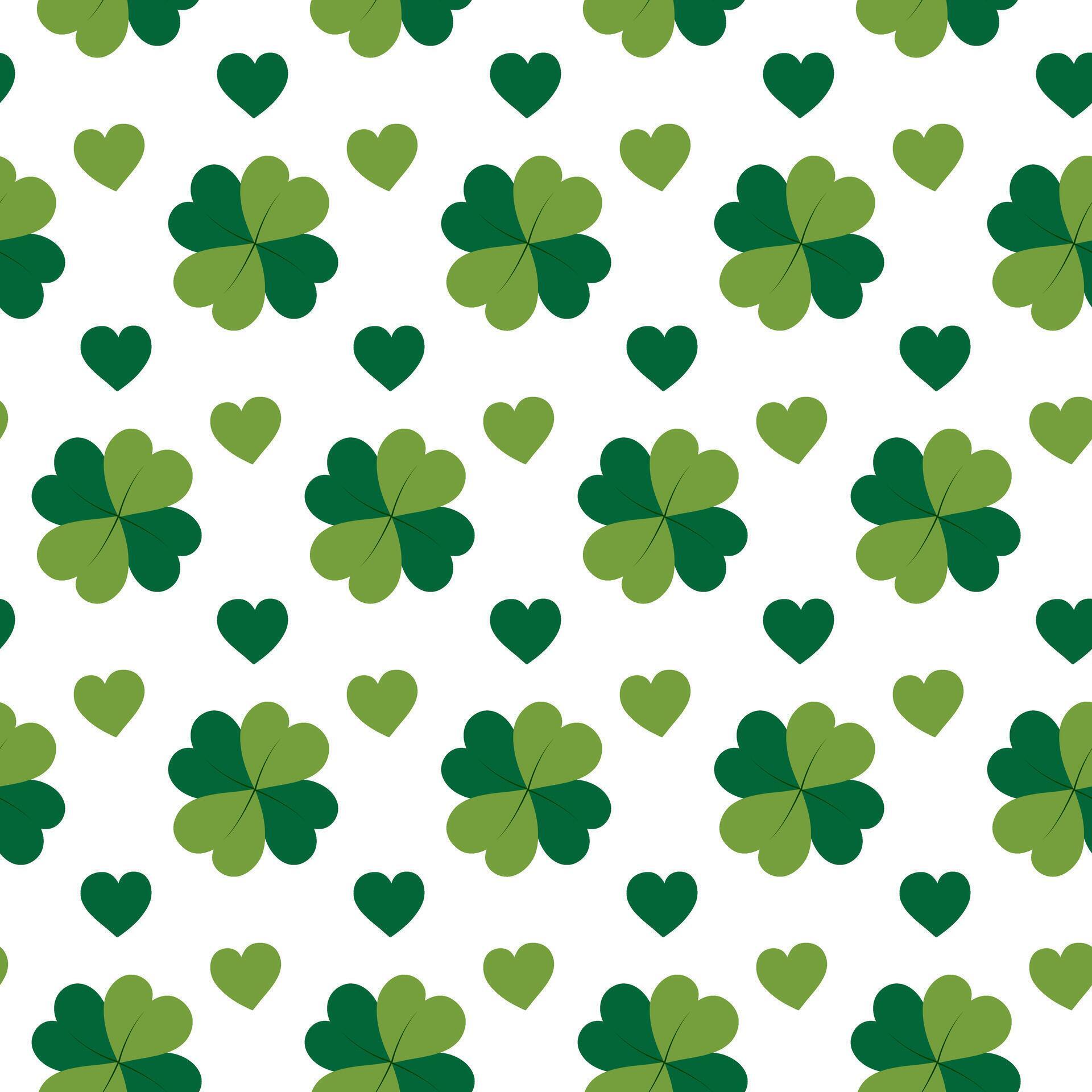 Quatrefoil with decorative hearts Seamless pattern. Isolated on white ...