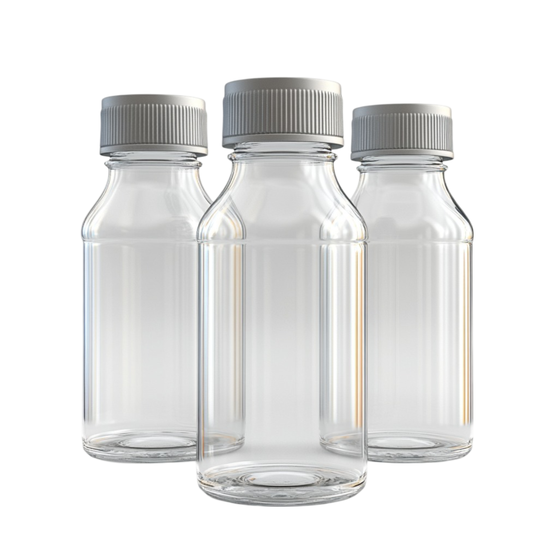 Empty Glass Bottles Ai Generative 48778905 Png