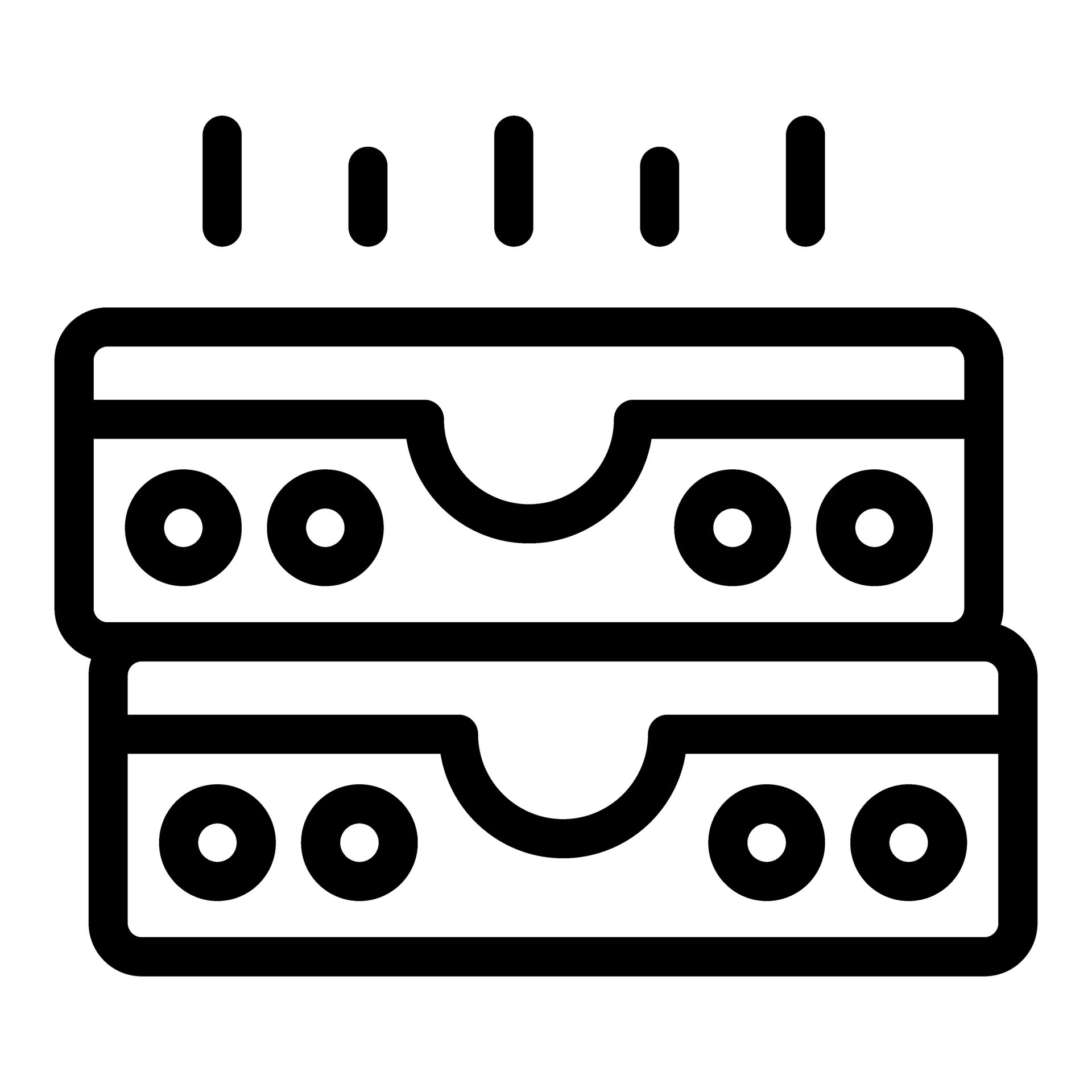 Server Room Icon Showing Hot Data Center Storage 48781251 Vector Art At