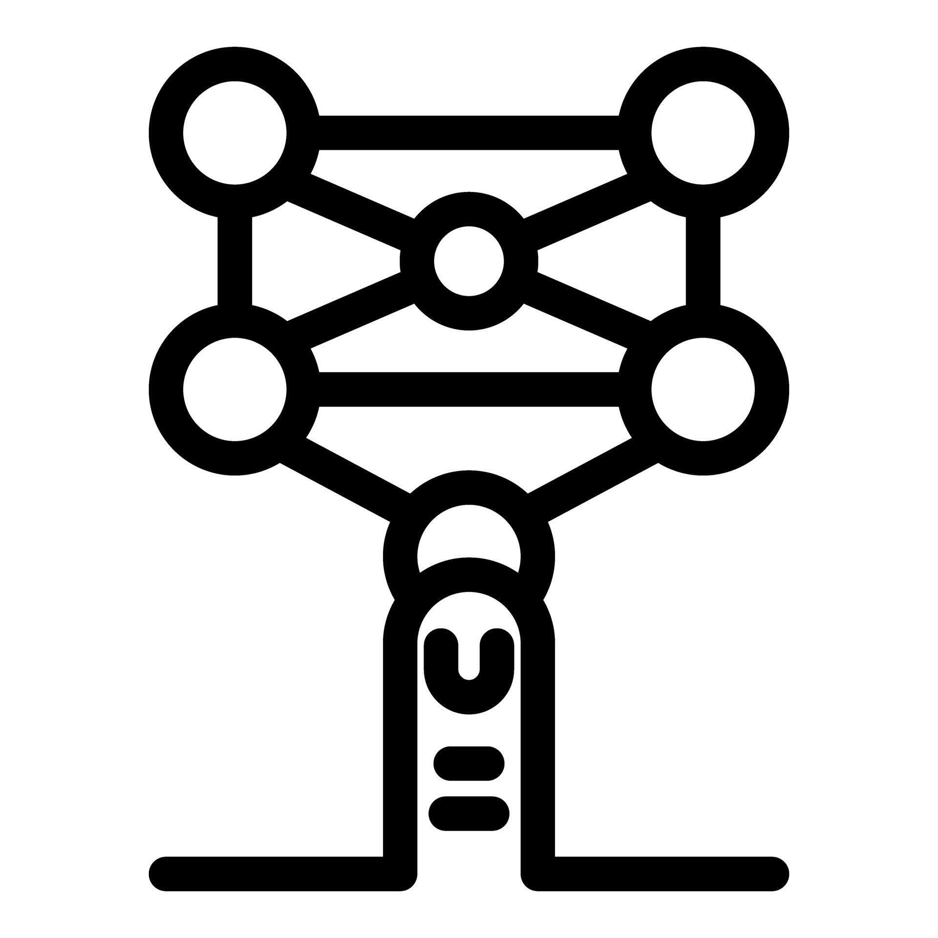 Finger touching digital network icon representing data connection ...