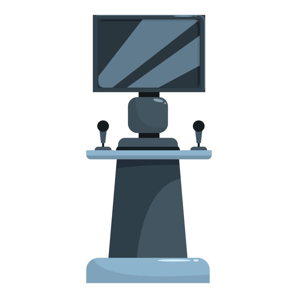 Arcade Game Machine With Two Joysticks And Big Screen For Gaming 48793692 Vector Art At Vecteezy