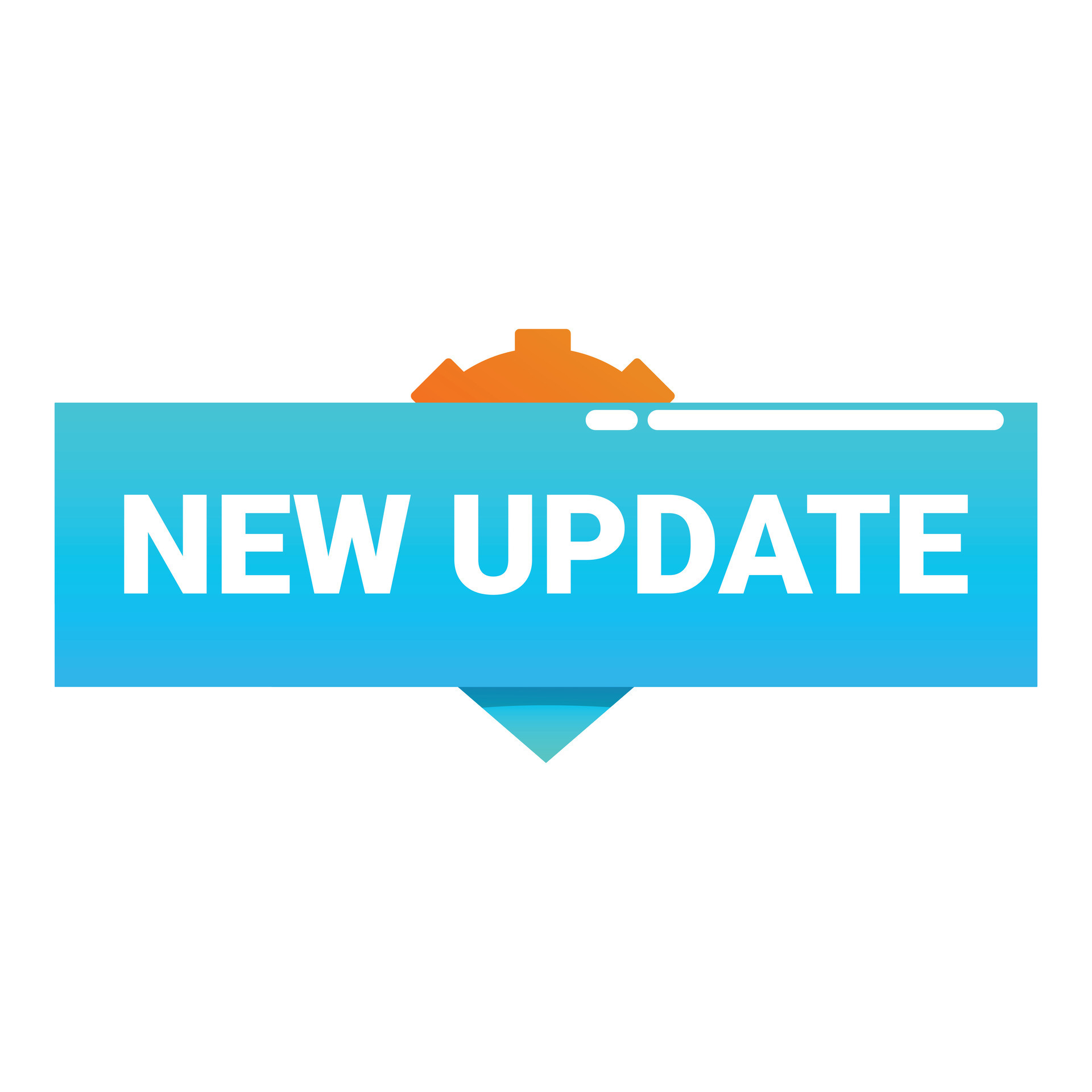 nuevo actualizar botón demostración último software versión disponible 48796307 Vector en Vecteezy