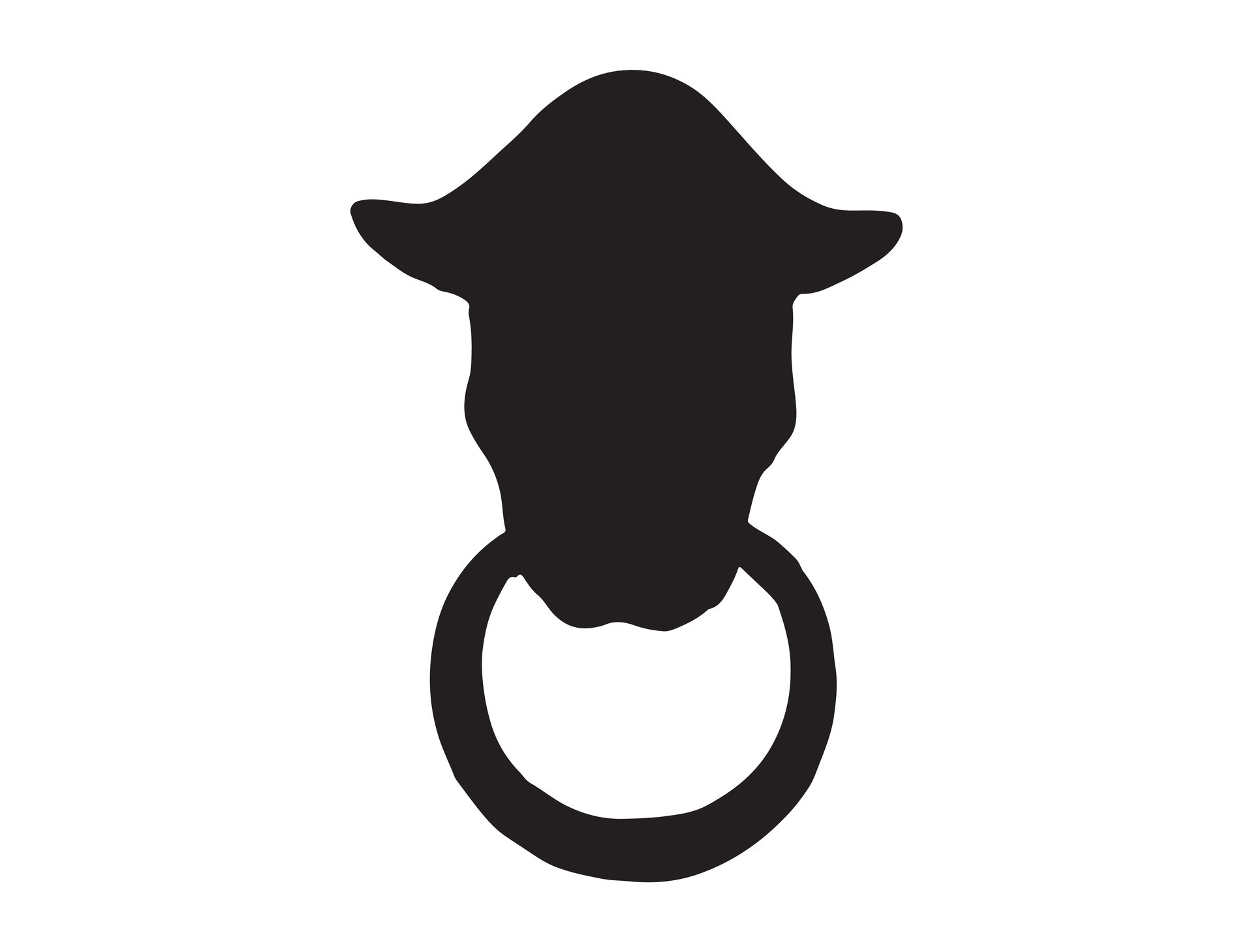 Door knocker silhouette 48798249 Vector Art at Vecteezy Door knocker silhouette 48798249 Vector Art at Vecteezy