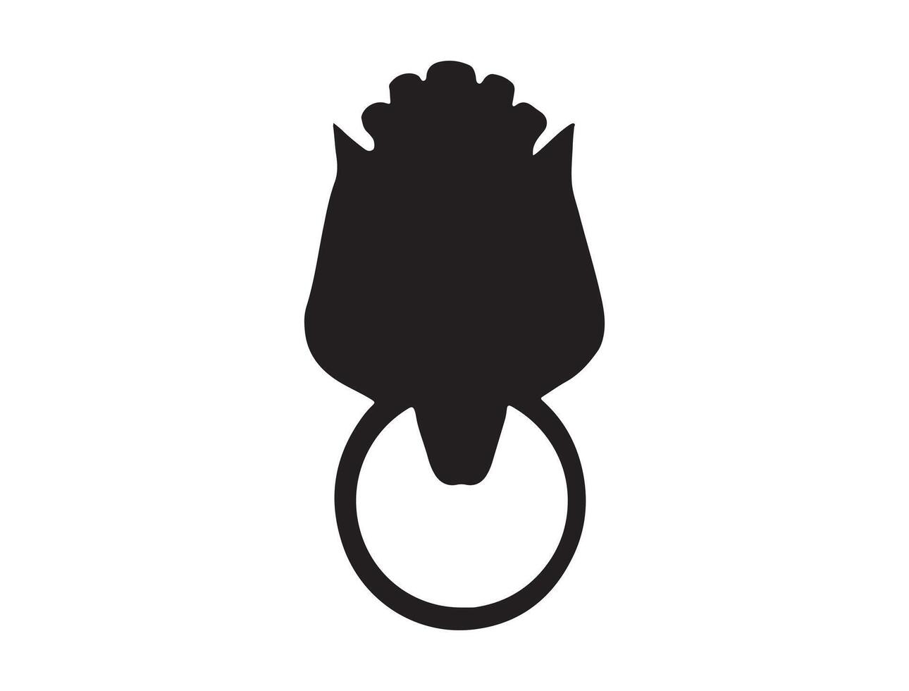 Door knocker silhouette 48798315 Vector Art at Vecteezy Door knocker silhouette 48798315 Vector Art at Vecteezy