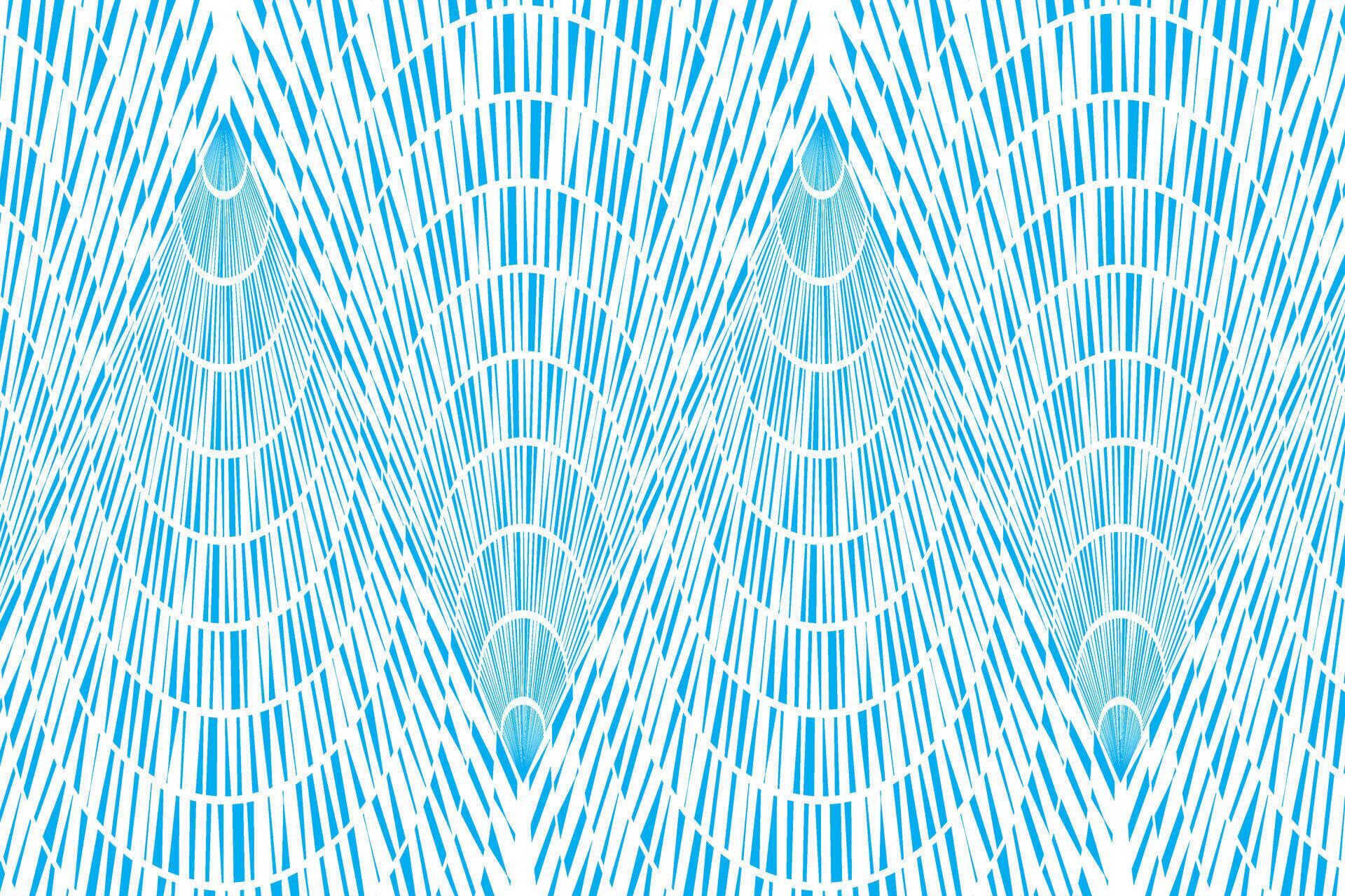 Simple Abstract Sky Color Creative Geometric Monocrome Line Pattern