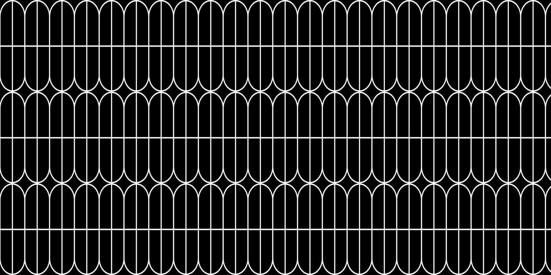 White geometric Rounded Rectangles Lines Pattern 48855554 Vector Art at ...