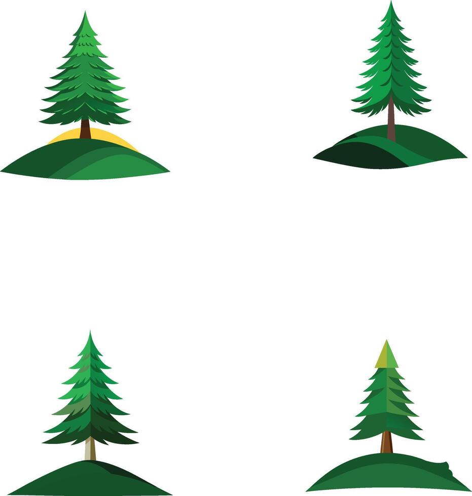 Pine tree illustration 48859188 Vector Art at Vecteezy