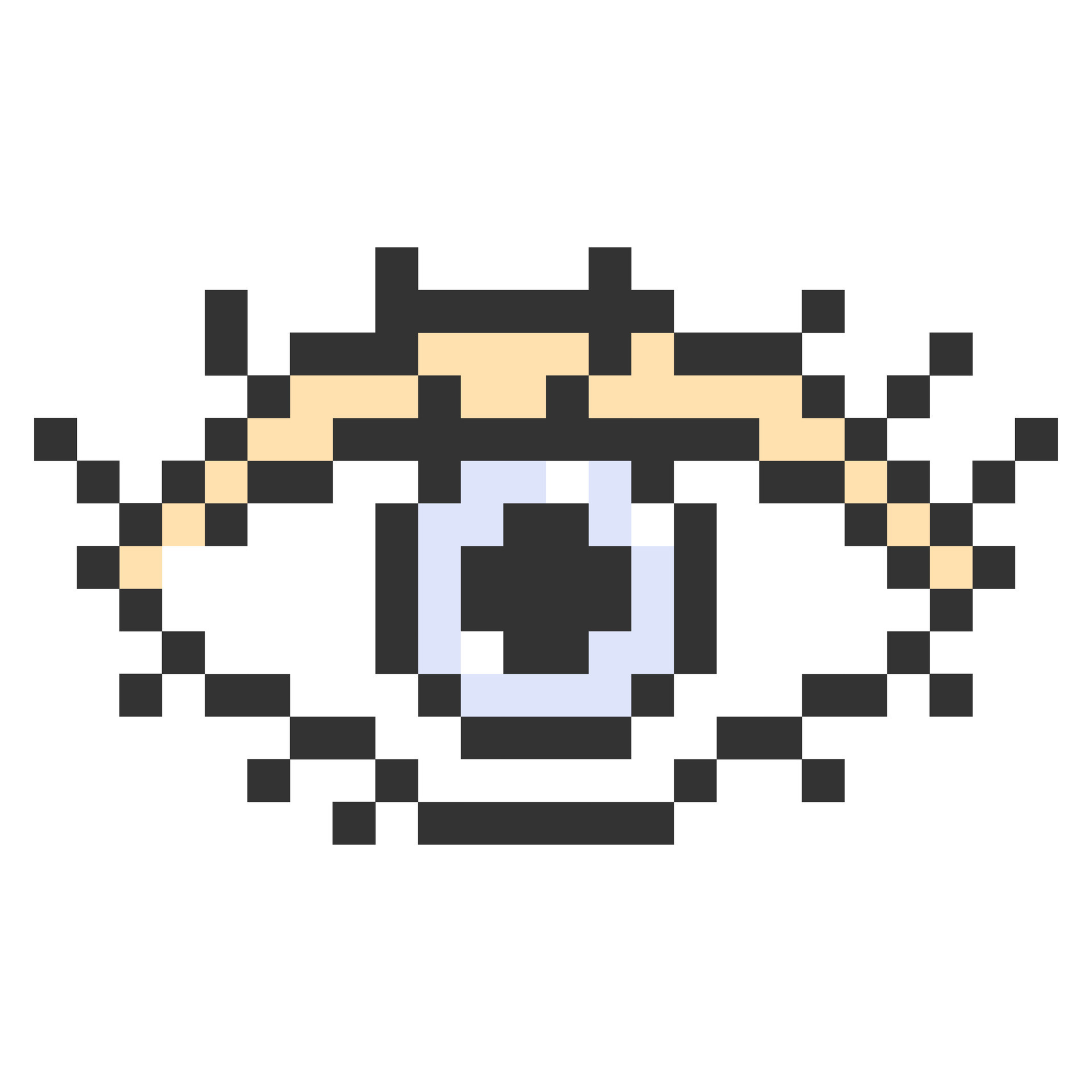 Eye pixel art icon.Simple pixel human eye.Pixel art element for 8 bit game. Vision,eye cosmetics ...