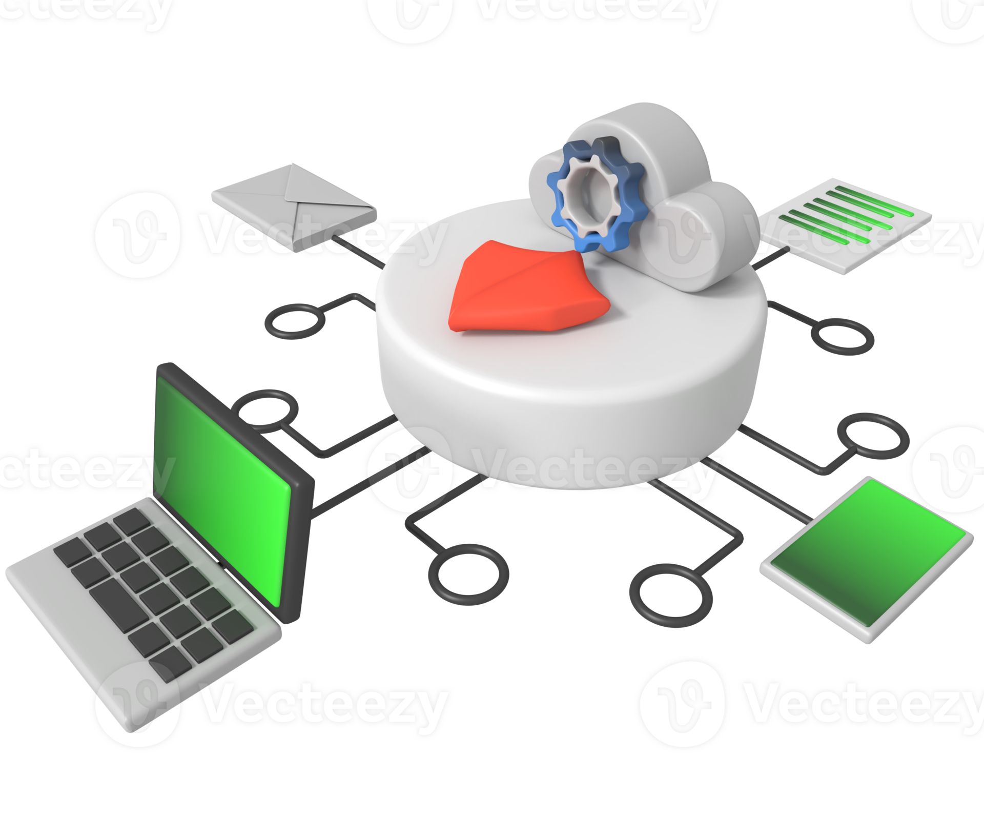 Networking Of Connections Cloud Computing Security Concept 48871289 Png