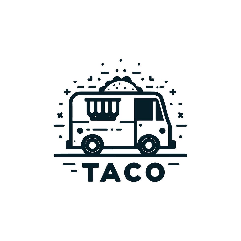 Minimalist Taco Van Logo 48874998 Vector Art At Vecteezy