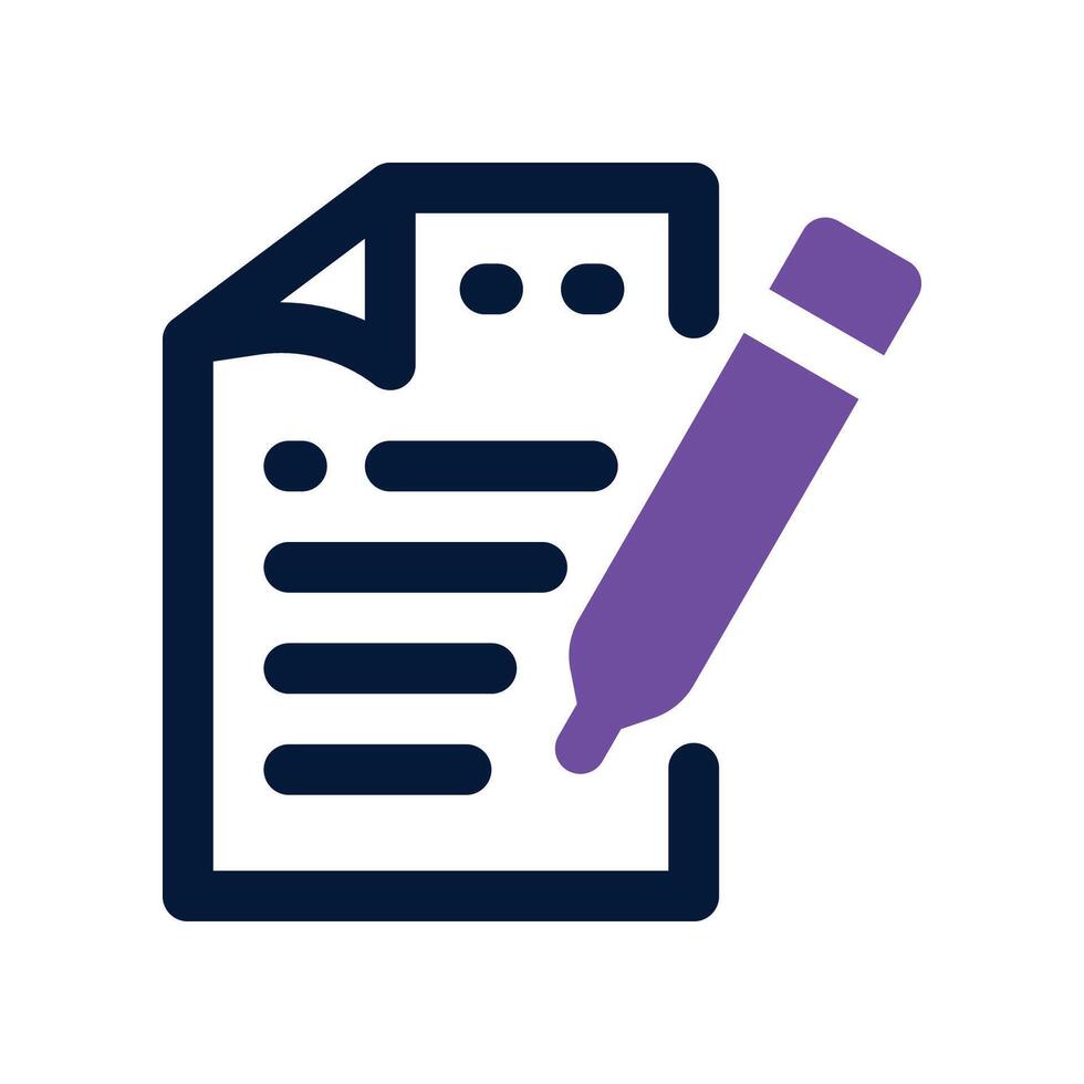 edit file icon. dual tone icon for your website, mobile, presentation ...