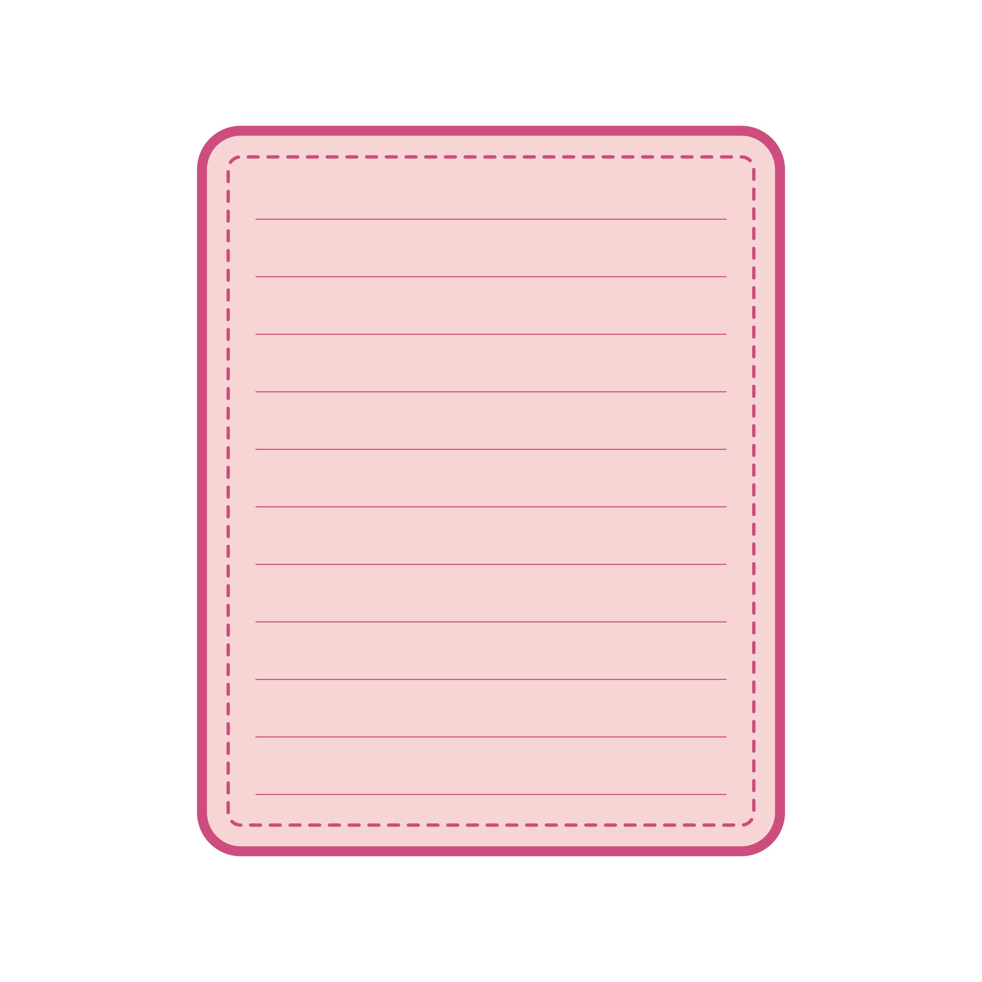 Memo Pad Paper Different Notebook Sheets Notepaper With Lines And