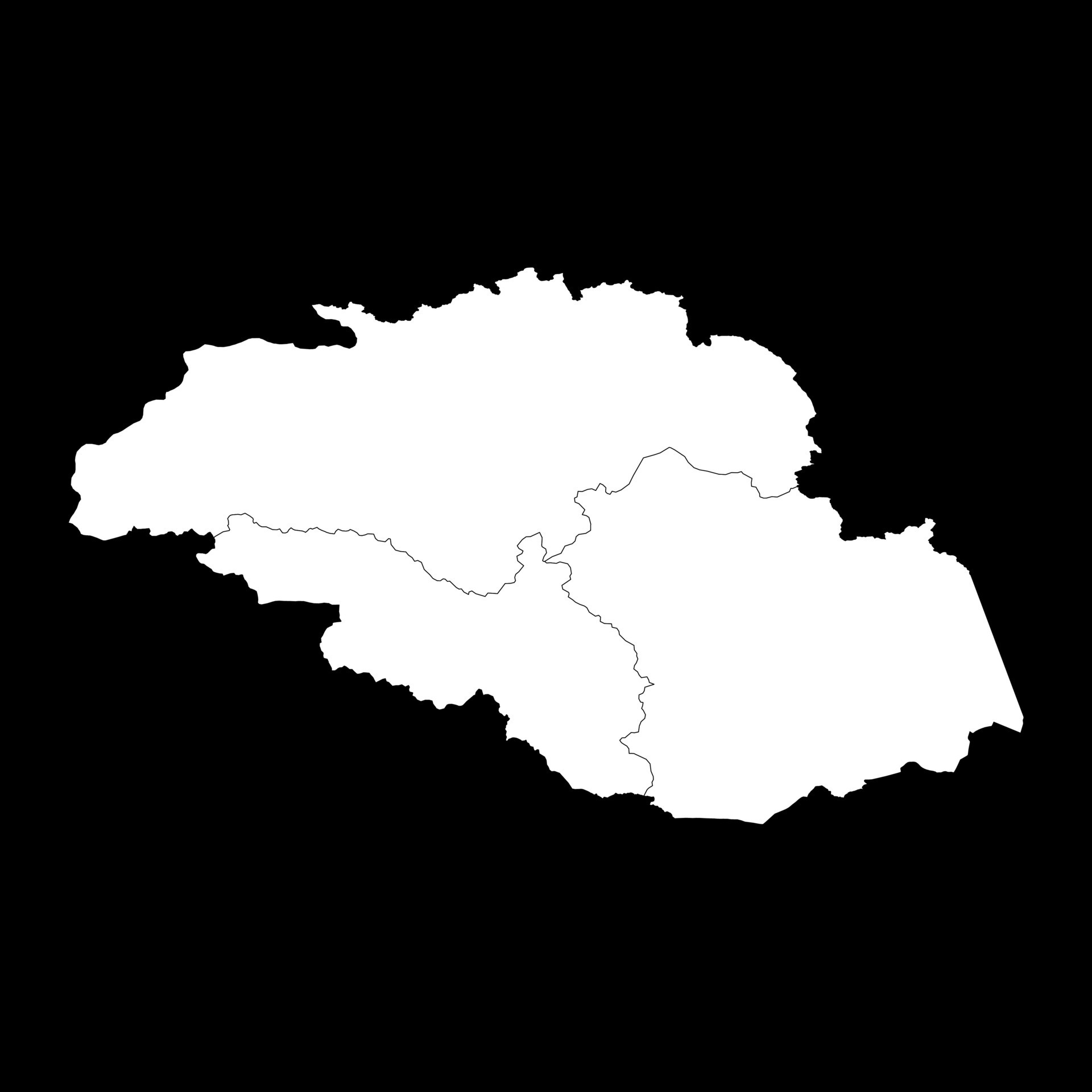 Gilgit Baltistan Region Map Administrative Territory Of Pakistan Illustration 48879613 Vector