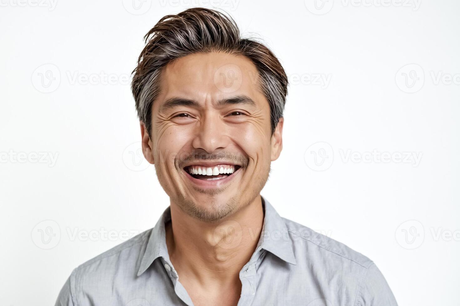 Happy Asian Man Smiling 48890620 Stock Photo at Vecteezy