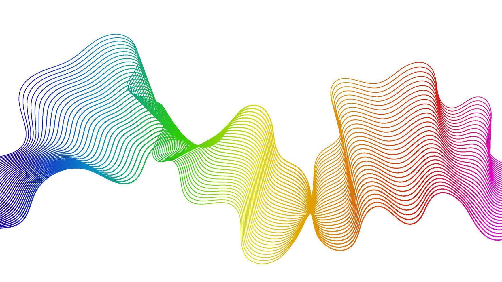 Abstract backdrop with wave gradient lines 48891848 Vector Art at Vecteezy