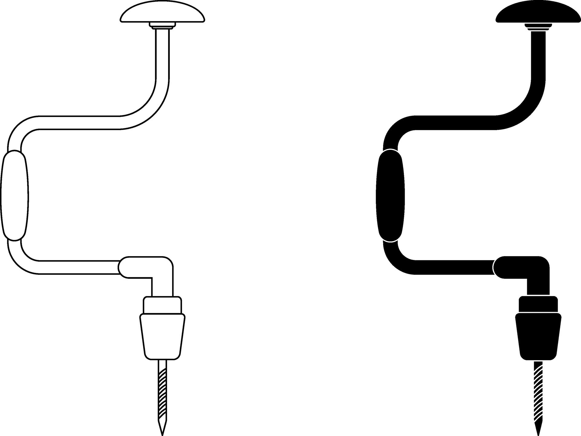 Outline Silhouette Brace Icon Set 48899323 Vector Art At Vecteezy