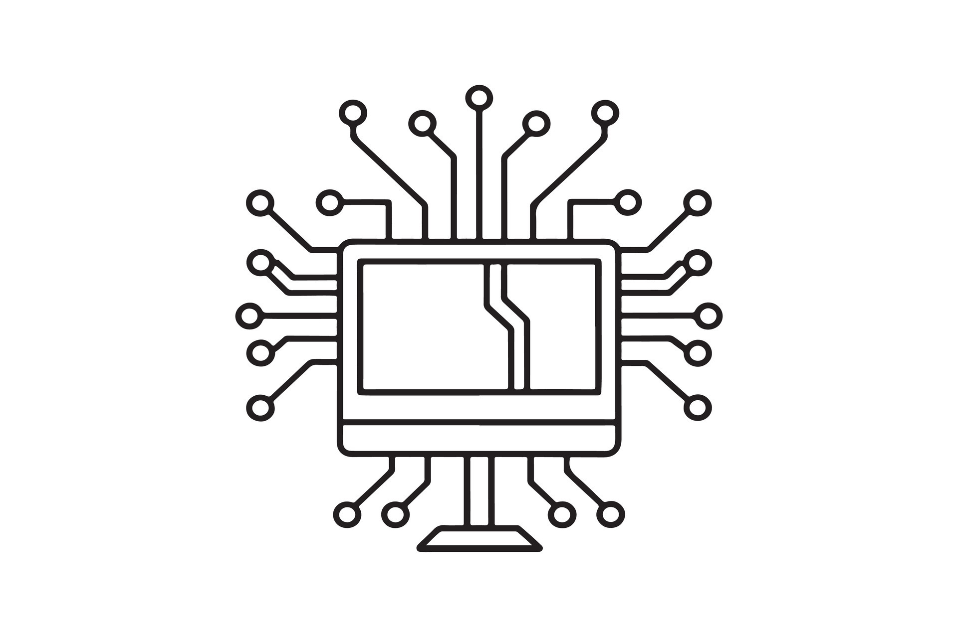 Tech Technology Logo Style 48915516 Vector Art At Vecteezy