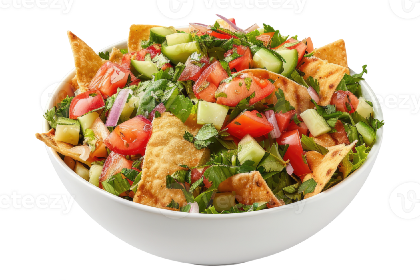 Fattoush isolated on transparent background. 48922869 PNG