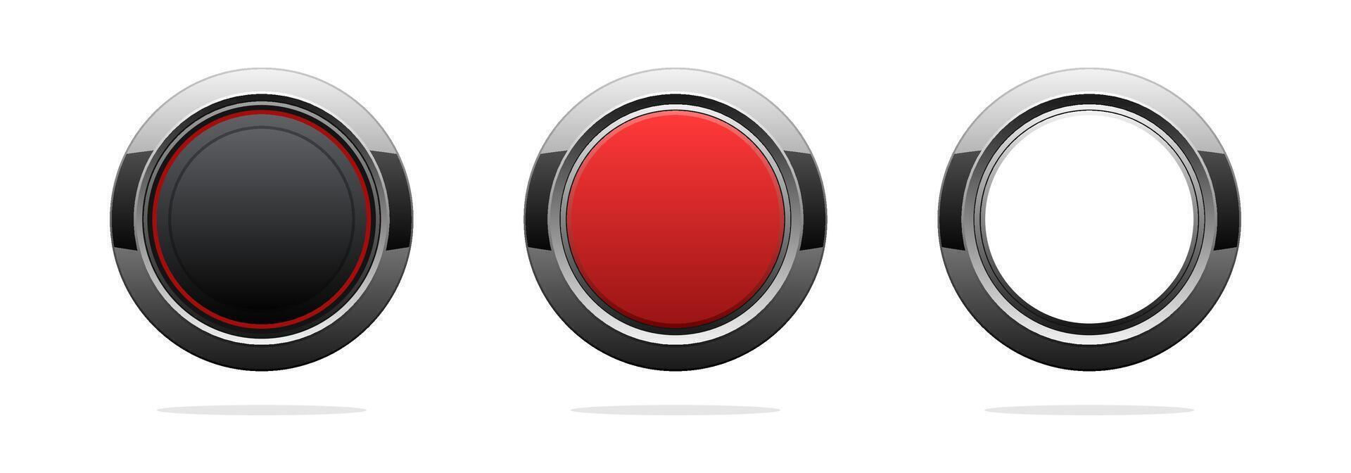 Buttons realistic illustration collection. 48923020 Vector Art at Vecteezy