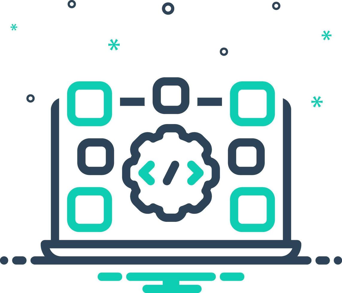 Mix icon for software development 48935254 Vector Art at Vecteezy