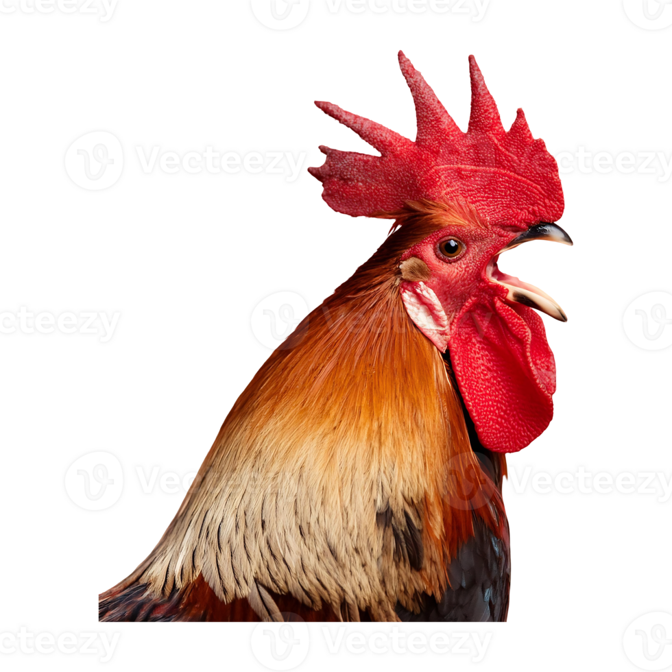 de cerca retrato de un gallo, exhibiendo sus sorprendentes ... de cerca retrato de un gallo, exhibiendo sus sorprendentes ...