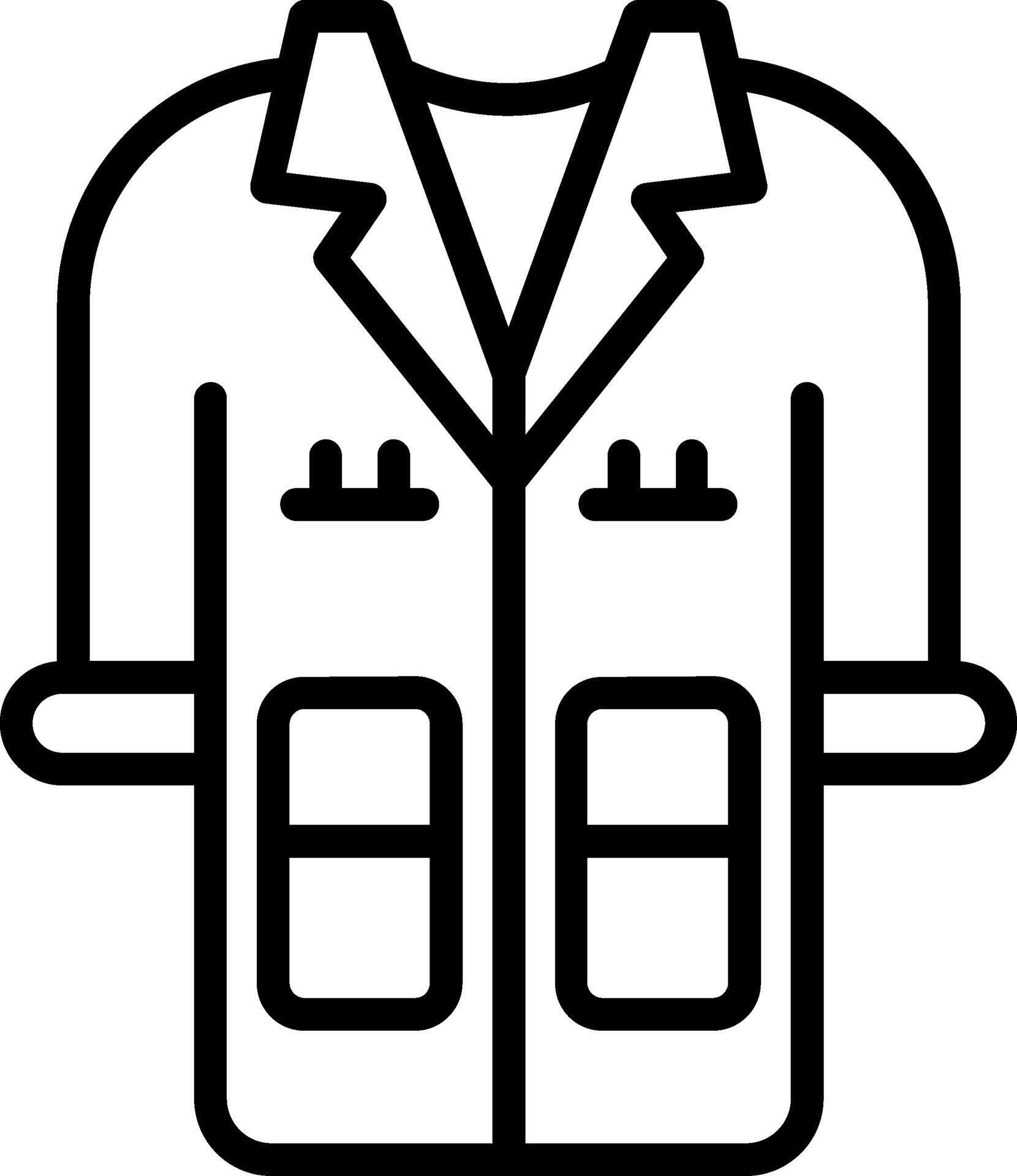 Lab Coat Line Icon 48943897 Vector Art at Vecteezy Lab Coat Line Icon 48943897 Vector Art at Vecteezy