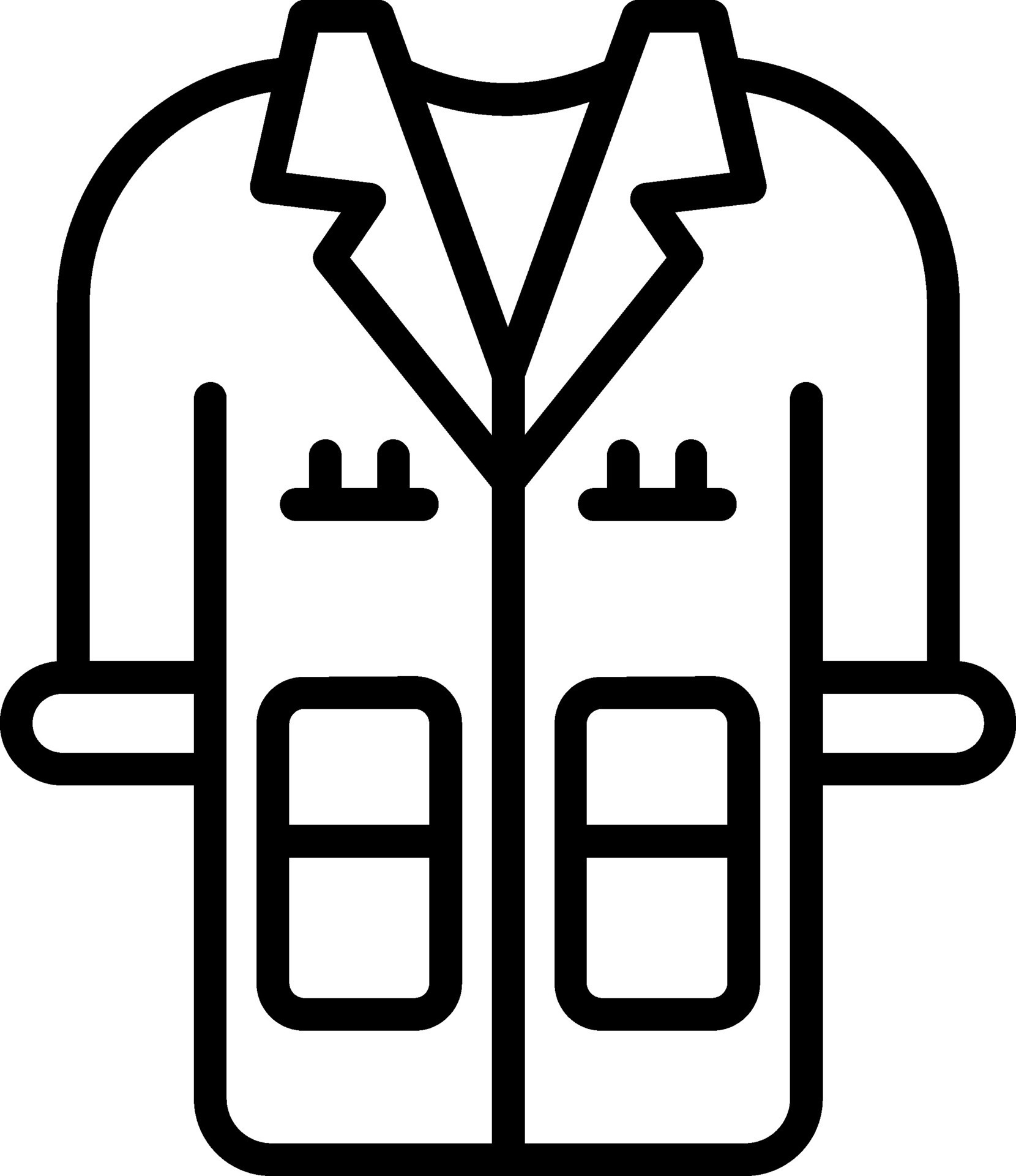Lab Coat Line Icon 48943897 Vector Art at Vecteezy Lab Coat Line Icon 48943897 Vector Art at Vecteezy