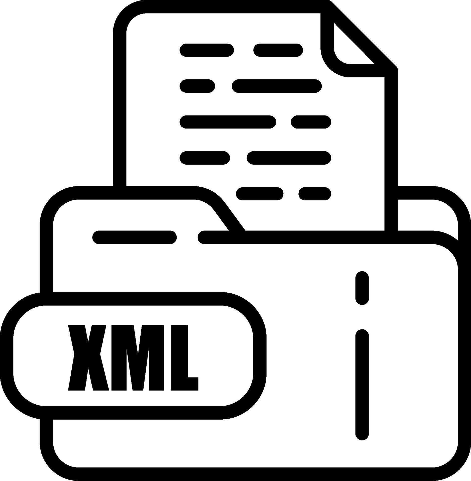 XML File Icon 48944796 Vector Art at Vecteezy