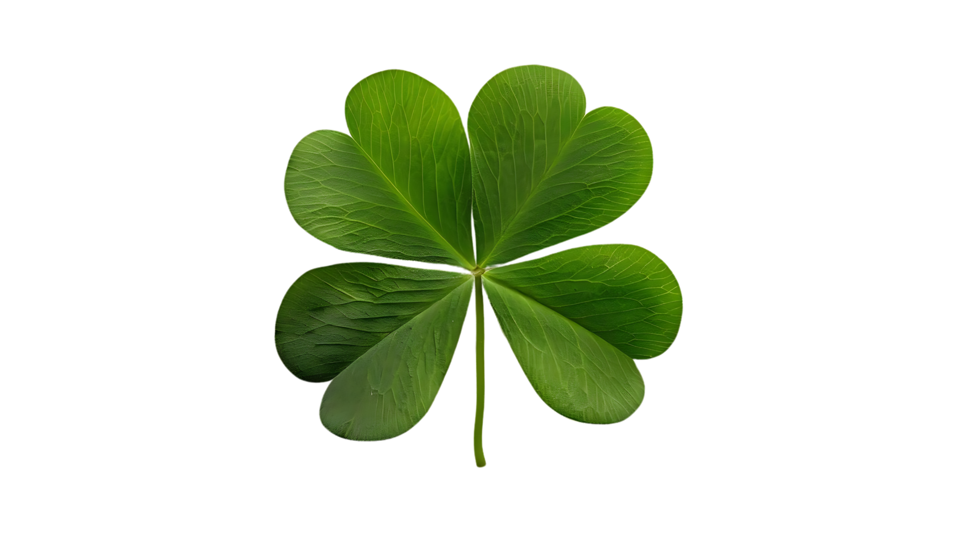 Four Leaf Clover, Green Clover Leaf, Good Luck Charm, Realistic Image 48946868 PNG