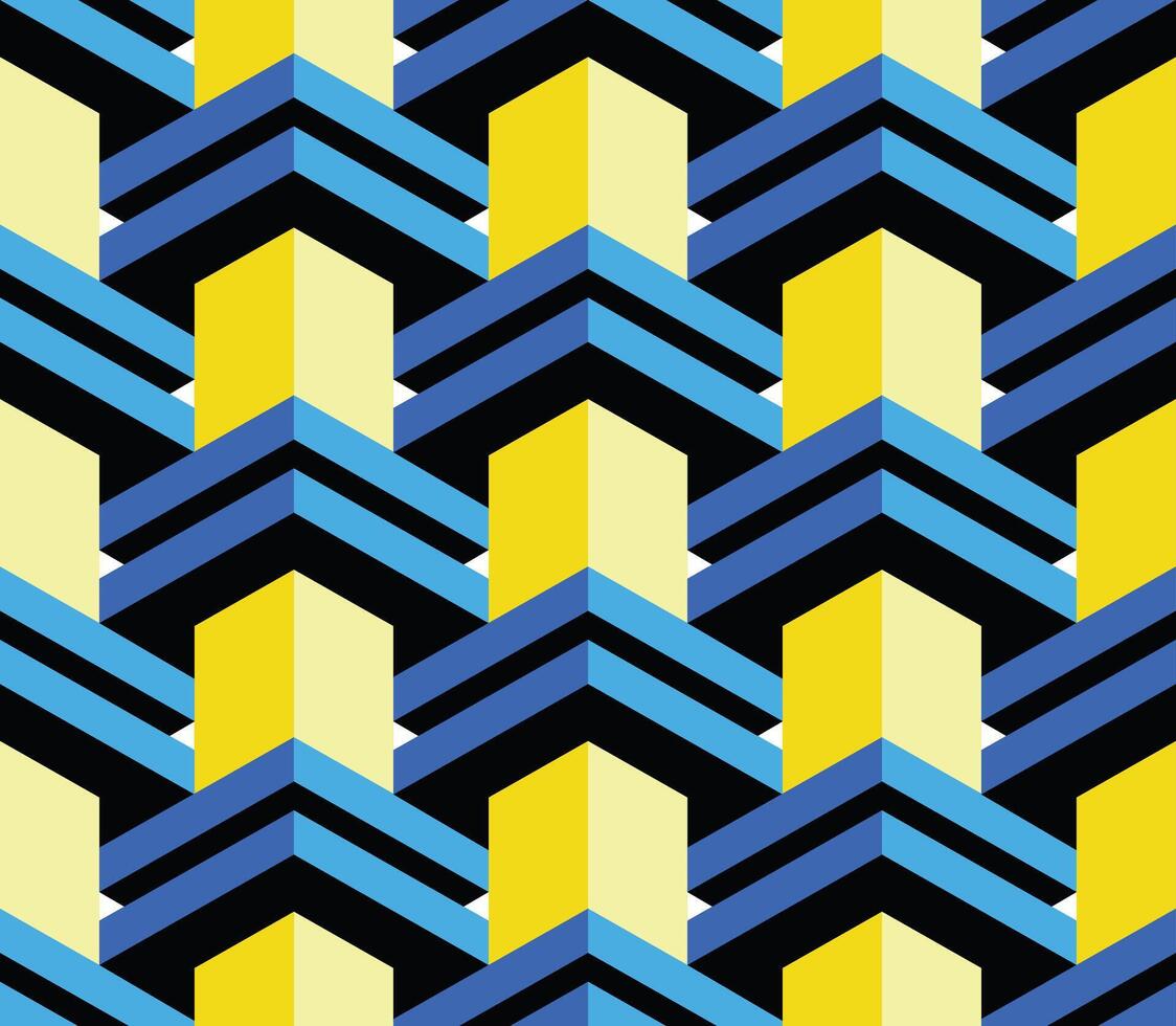 blue and Yellow modern Seamless and pattern 48949439 Vector Art at Vecteezy
